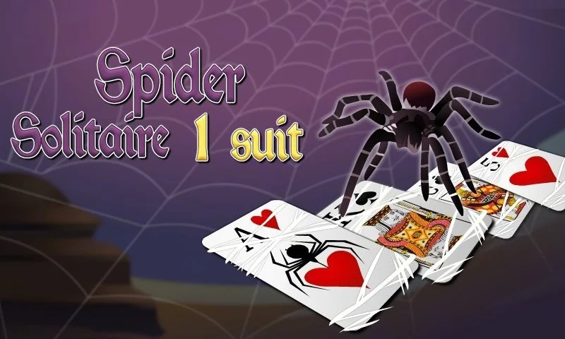Spider Solitaire 1 suit online: Play online for free